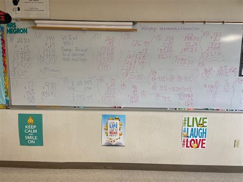 Mrs Negron 6th Grade Math Class 2019