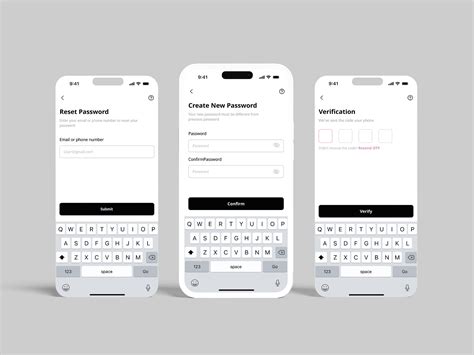 Reset Password Ui Email And Otp Verification By Astha Deo On Dribbble
