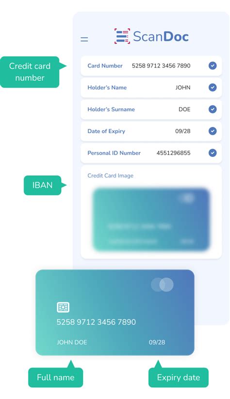 Best Ocr Credit Card Scanning Solution Scandoc