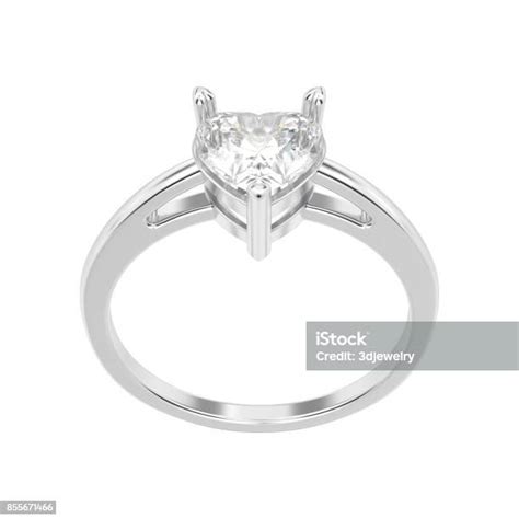3d 일러스트 절연 화이트 골드 또는 다이아몬드 심 혼은 약혼 반지 0명에 대한 스톡 사진 및 기타 이미지 0명 결혼식 굴절 Istock