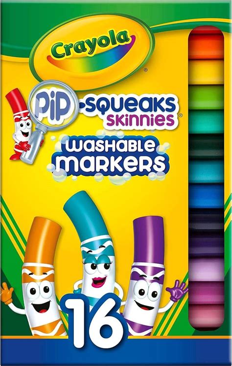 Crayola Washable Pip Squeaks Skinnies Markers Pack Of 16 Buy Best Price In Uae Dubai Abu