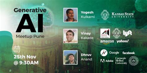 Dhruv Anand On Linkedin Pune Gen Ai Meetup November · Luma