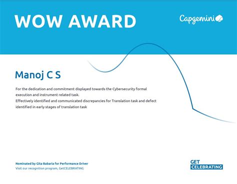 Manoj C S On Linkedin Capgeminiindia