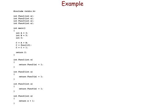 Ppt More C Stack Frames Pointer Variables Powerpoint Presentation