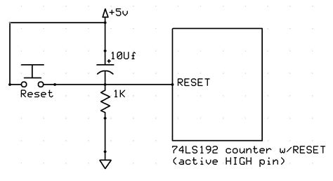 Reset Circuit Diagram