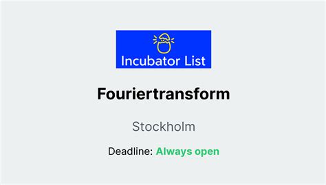 Fouriertransform Pngandmd 1andfontsize 100pxanddescription Andcity Stockholmandstatus Always Openandterms