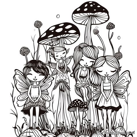 Fairies Coloring Pages Free And Printable