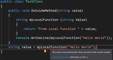 Lets Talk About Local Functions In C 7 Coding Defined