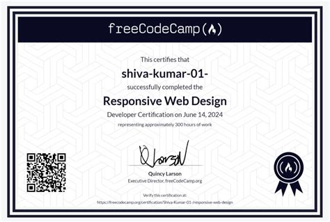 bandi shiva kumar on linkedin successfully completed responsive web design using htmlandcss