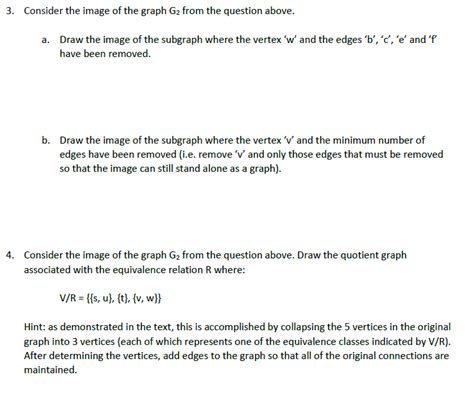 Solved Consider the image of the graph G₂ below u d bo Chegg com