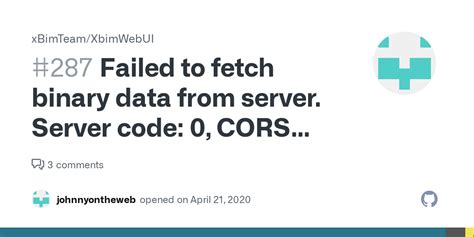 failed to fetch binary data from server server code 0 cors policy