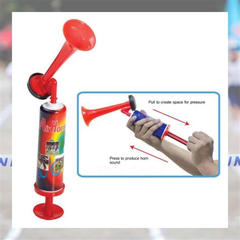 Loud Hand Held Air Horn For Sport And Party Shopee Malaysia