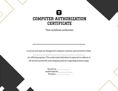 Free Computer Certificate Templates To Edit Online