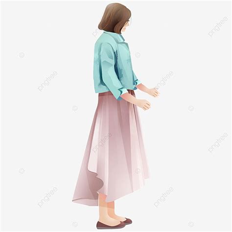 귀여운 바람 소녀 그림 문자 요소 귀여운 소녀 장식하다 Png 일러스트 및 Psd 이미지 무료 다운로드 Pngtree