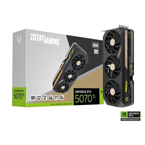Zotac Gaming Geforce Rtx 5070 Ti Solid Core Oc 顯示卡 Pchome 24h購物