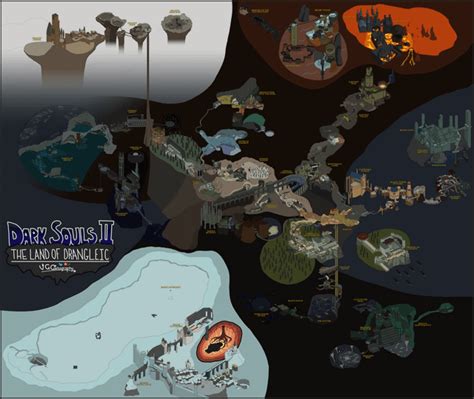 Illustrated Ds2 Map Of Drangleic Now With Dlc And Video R Darksouls2