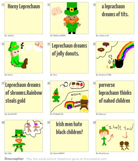 Horny Leprechaun Drawception