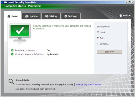 Microsoft Security Essentials « Antivirus Tools « System Software Research