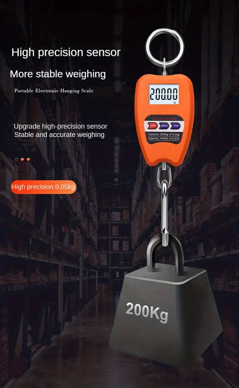 200kg 디지털 행거 체중계 산업용 중량계 스테인레스 스틸 행거 스케일 주방 계량 도구용 Temu Republic Of Korea