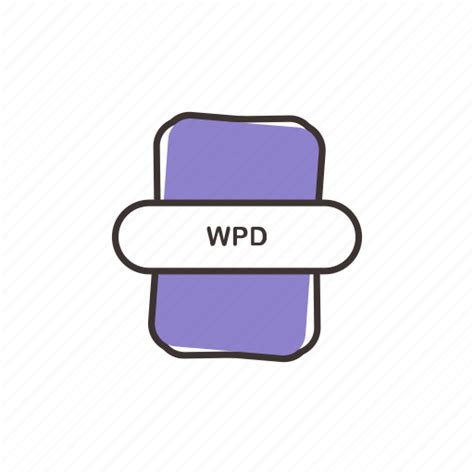 Document Sheet Wordperfect Wpd Wpd Icon Icon