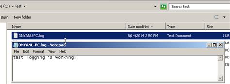 Powershell With Filesystem Log File