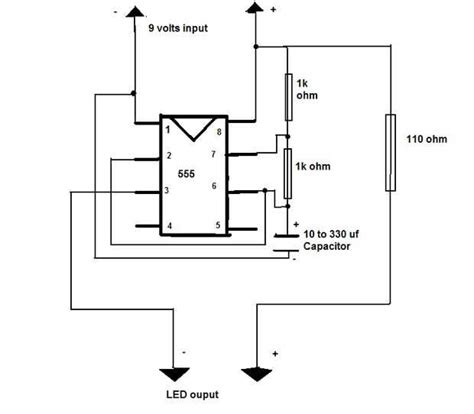 Circuito De Parpadeo Del Led Paso 2 Scematics