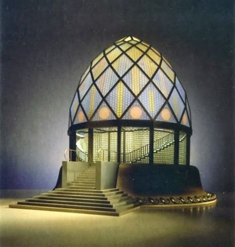 1914科隆德意志制造联盟博览会玻璃馆Glass Pavilion 布鲁诺陶特Bruno Taut 建筑设计案例 树状模式