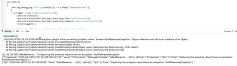 A Bad Designed Class Can Cause An Exception When Using Striny With Jsonformatter Or