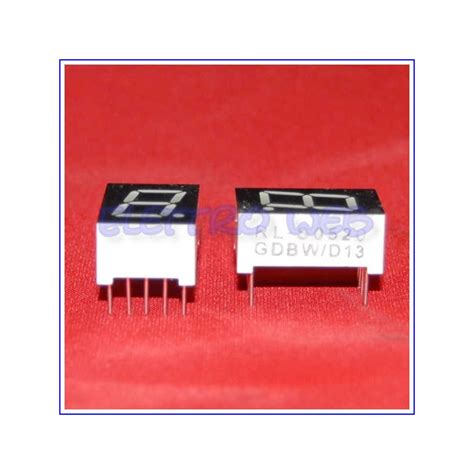 Display A 7 Segmenti Anodo Comune Rl S0520gdbwd13 Led Verde 127mm