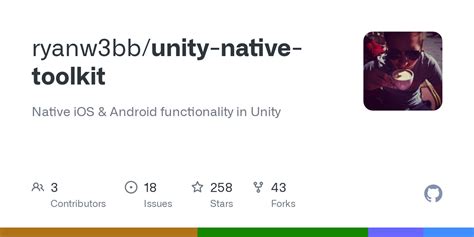 GitHub Ryanw Bb Unity Native Toolkit Native IOS Android Functionality In Unity