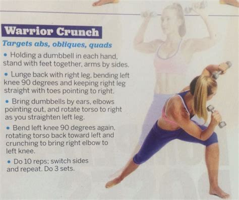 Warrior Crunch Get Fit Dumbbell Workout