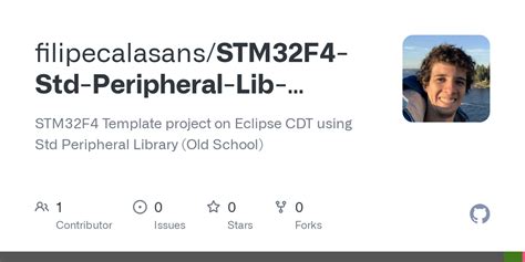 Github Filipecalasansstm32f4 Std Peripheral Lib Template Project