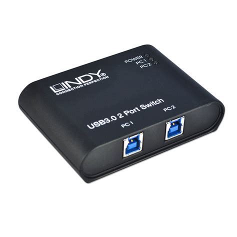 2 Port Usb 3 0 Switch With Hotkeys From Lindy Uk