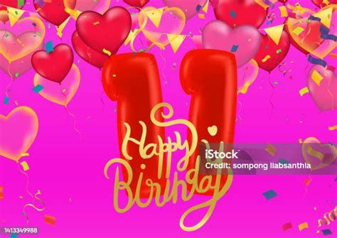 빛나는 화려한 풍선과 생일 축하 추상적 인 배경 파티 프리젠 테이션 판매 기념일 및 보케 요소가있는 클럽 디자인 해피 배너 벡터