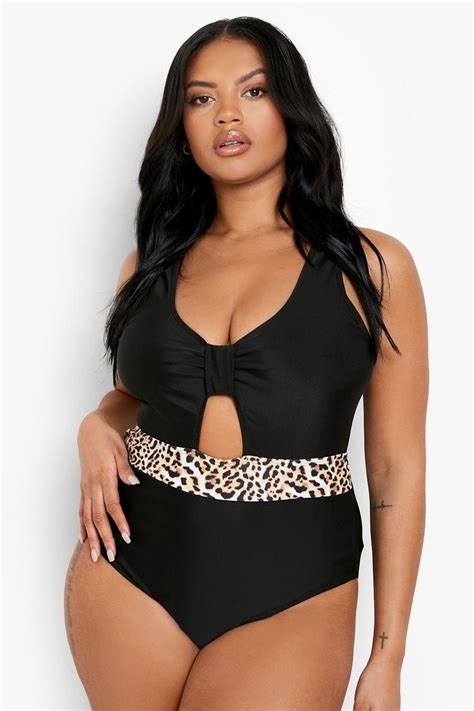 Plus Size Swimwear Plus Size Bikinis And Swimsuits Boohoo