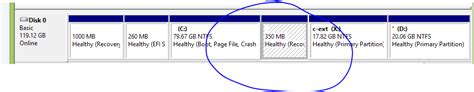 Partitioning How To Move The 350mb Recovery Partition On Windows 8 1