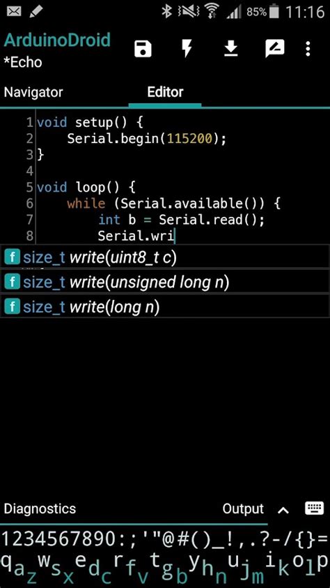 ArduinoDroid Arduino IDE Google Play の Android アプリ