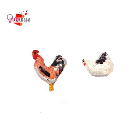 اشکال سه بعدی مرغ و خروس Itechkala