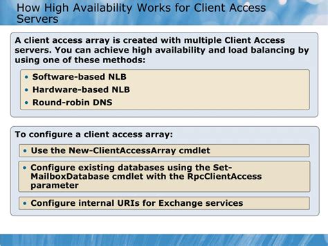 PPT Module Implementing High Availability PowerPoint Presentation Free Download ID