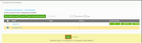 Manage A Configuration Template
