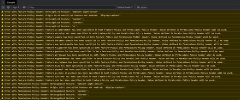 Bug Outdated Security Header Configuration · Issue 162