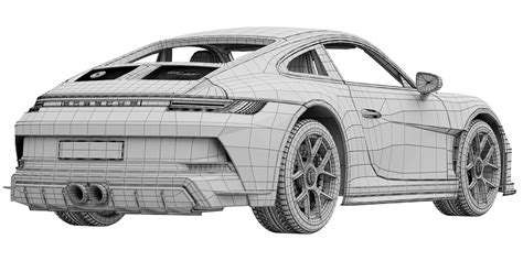 Porsche 911 S T 3d Model By Zifir3d