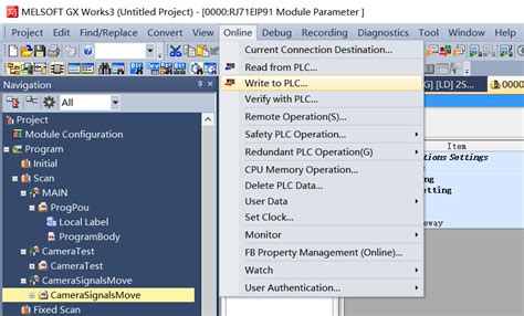 Communication Configuration And Example Program Usage