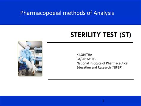 Sterility Tests Pptx