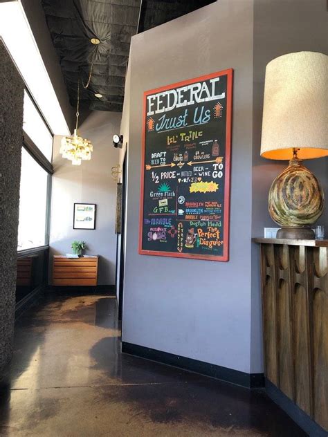 Menu At Federal Pizza Pizzeria Phoenix