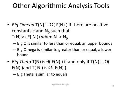 Ppt Algorithmic Analysis Powerpoint Presentation Free Download Id