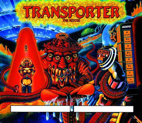Translite Transporter Custom Pinball