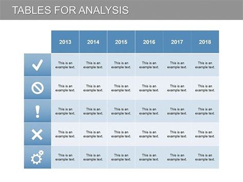 Database Tables PowerPoint Diagram