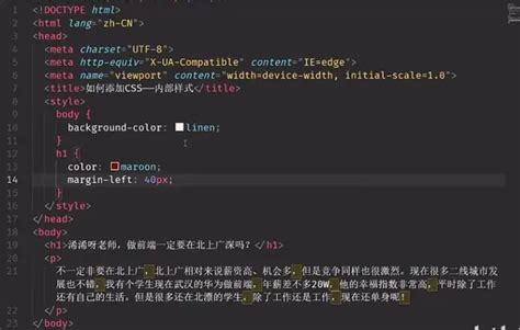 零基础教你学前端 如何添加CSS 内部样式 知乎