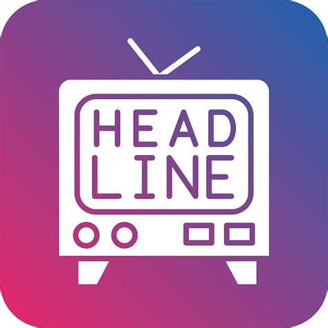 Premium Vector Vector Design Headline Icon Style